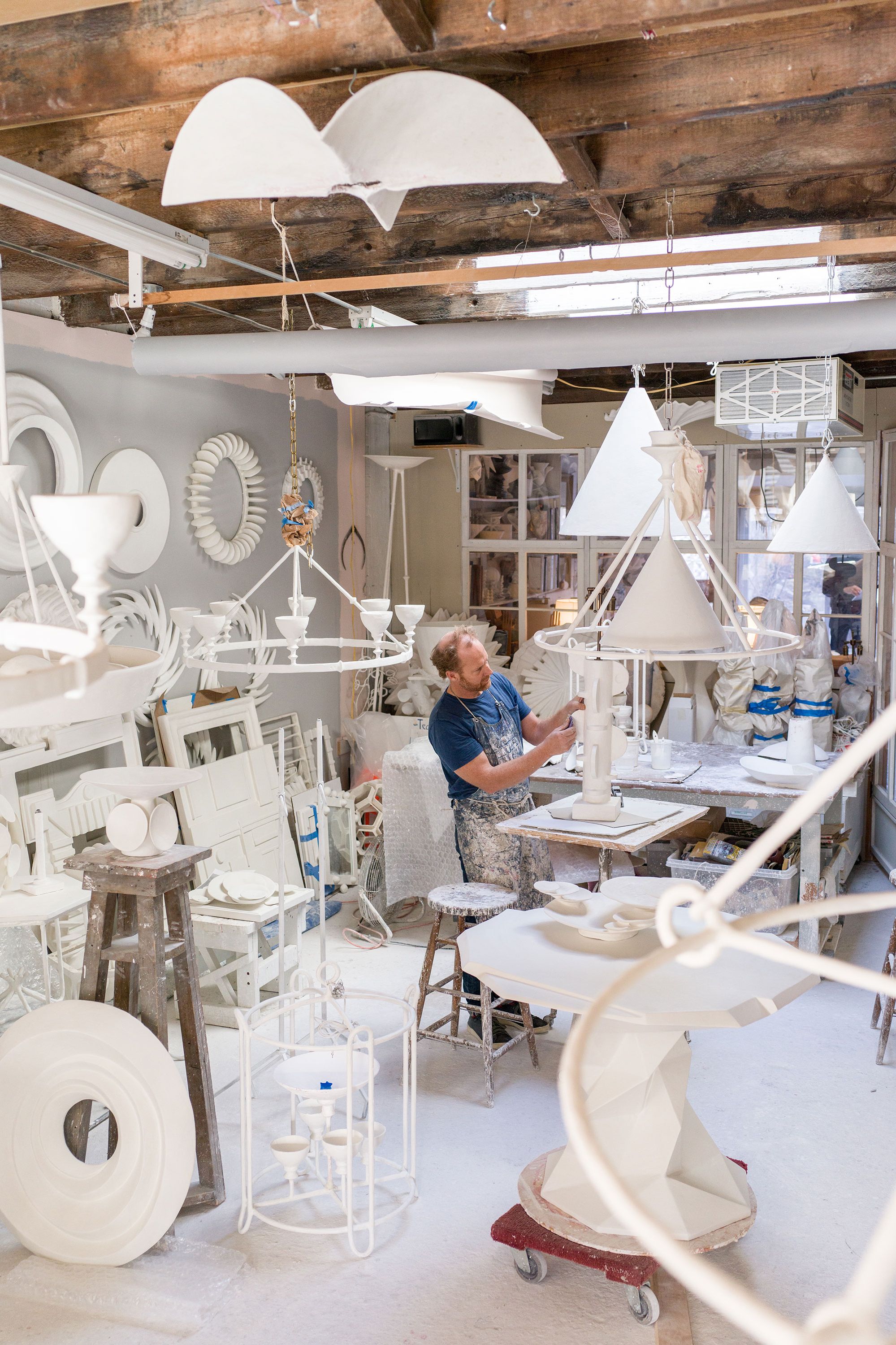 Plaster Artist Stephen Antonson’s Holiday Dinnertable