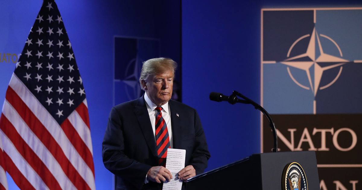 Trump Wanted the U.S. to Leave NATO in 2018: Report