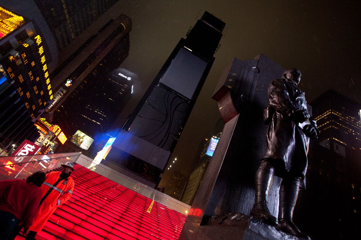 This Is What It Looks Like When Times Square Turns Off the Lights