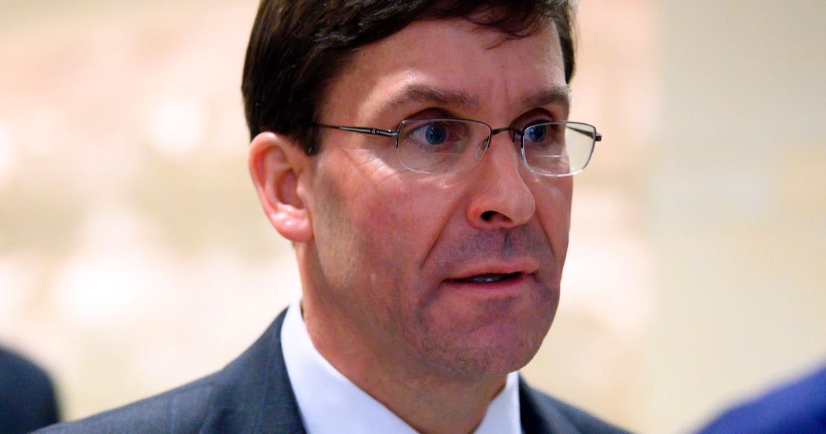 Esper ‘Didn’t See’ Intel Backing Up Trump’s 4-Embassy Claim