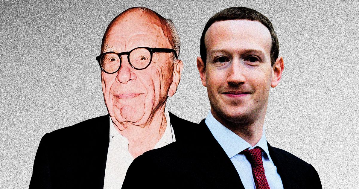 Rupert Murdoch and Mark Zuckerberg Square Off in Australia