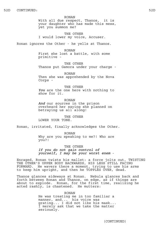 The Toughest Scene I Wrote: James Gunn on Writing Thanos Into Guardians ...