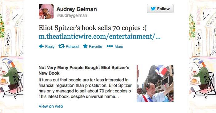 Stringer Spokesperson Mocks Eliot Spitzer for His Crappy Book Sales