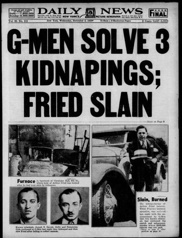 A Forgotten Crime: The Arthur Fried Murder, 1938