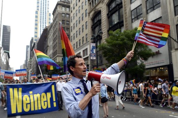 Edie Windsor, Mayor Bloomberg, Anthony Weiner, and Batman and Robin ...