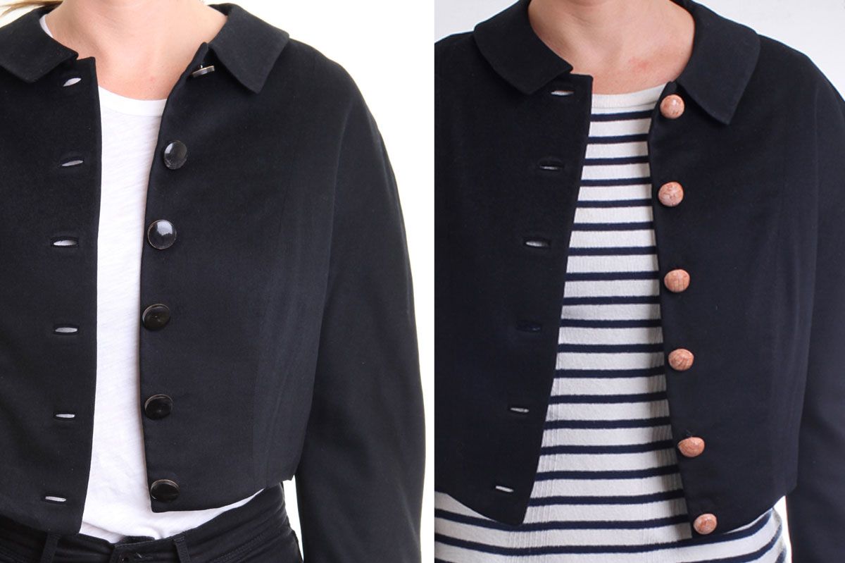 How to Update a Spring Jacket With Pretty Lining