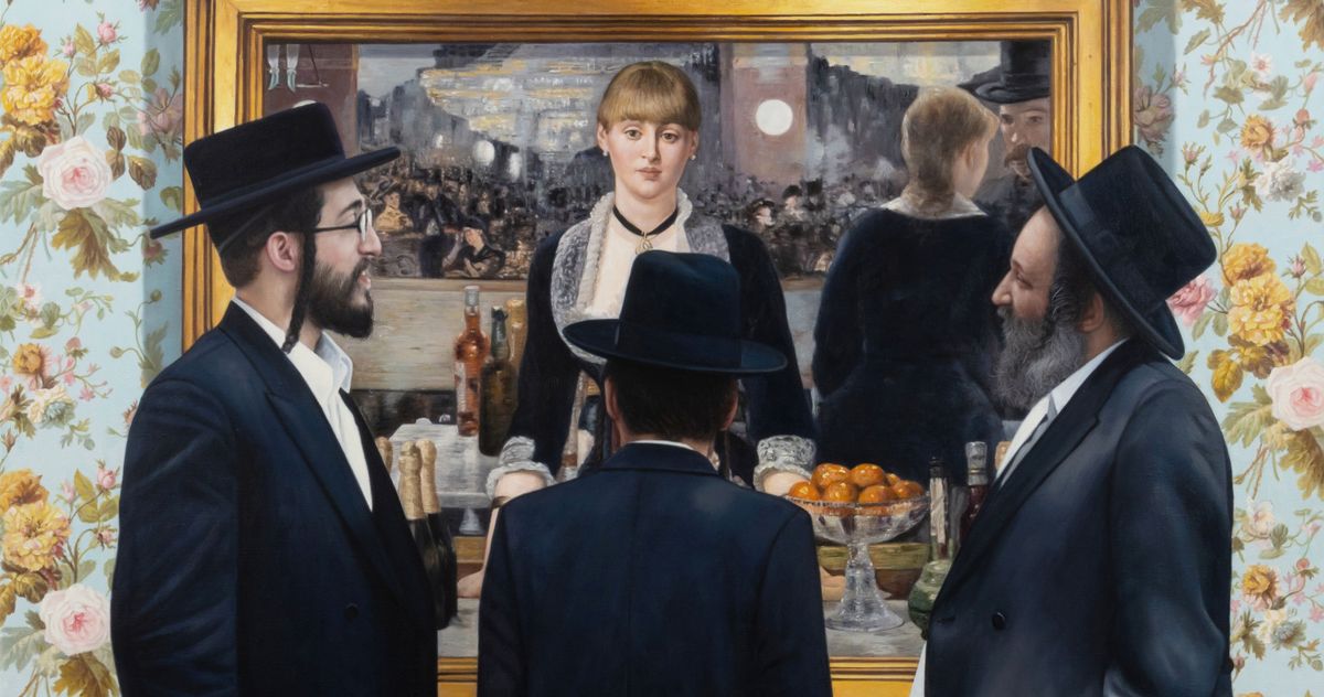 Three Jews and a Painting