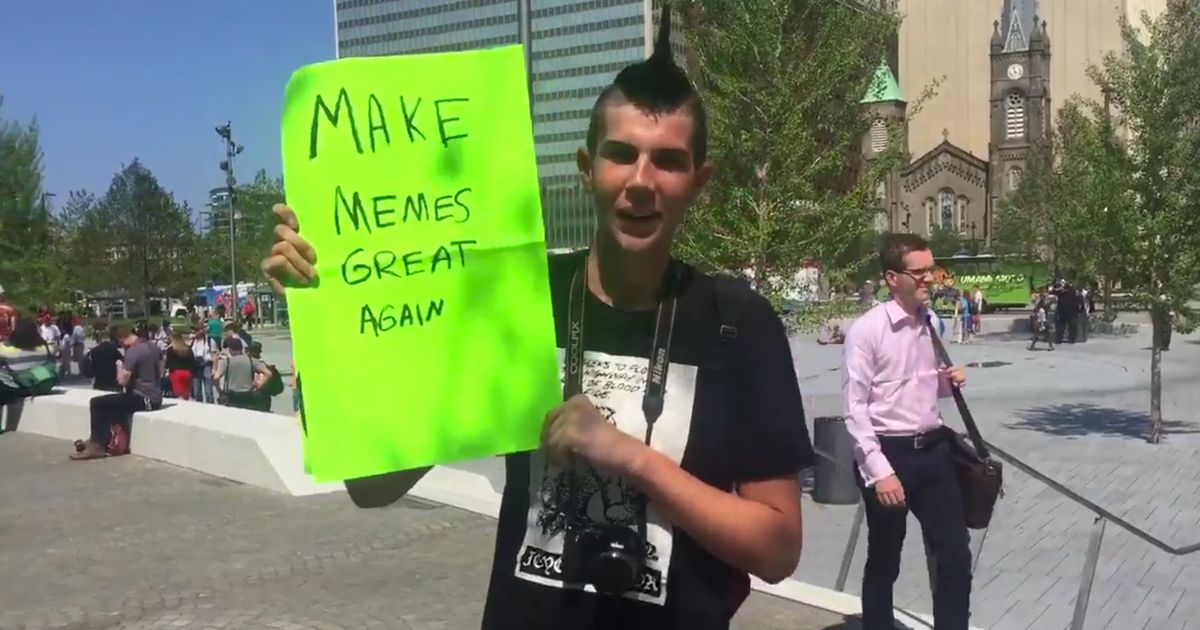 U.S. Inspired by RNC Protester: ‘Make Memes Great Again’