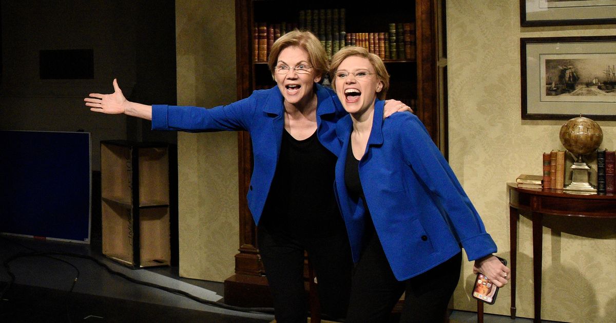 Elizabeth Warren Makes a TikTok For SNL