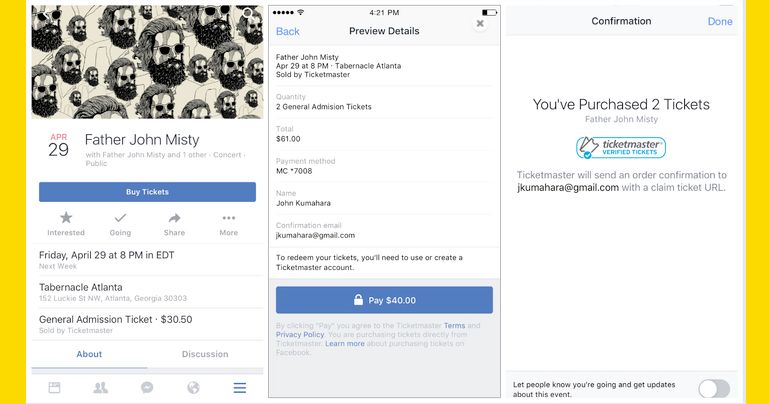 If You Hate Ticketmaster, Soon You’ll Hate It on Facebook, Too