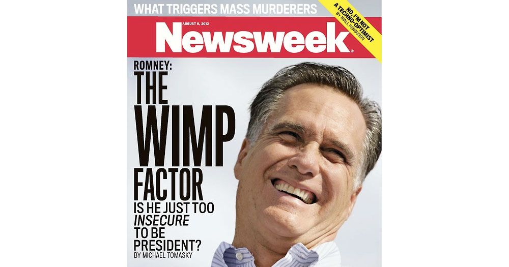 Newsweek Puts Romney on Latest and Possibly Last ‘Wimp Factor’ Cover