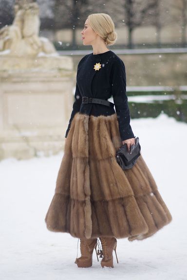Street Style: The Opulent Clothes at Couture