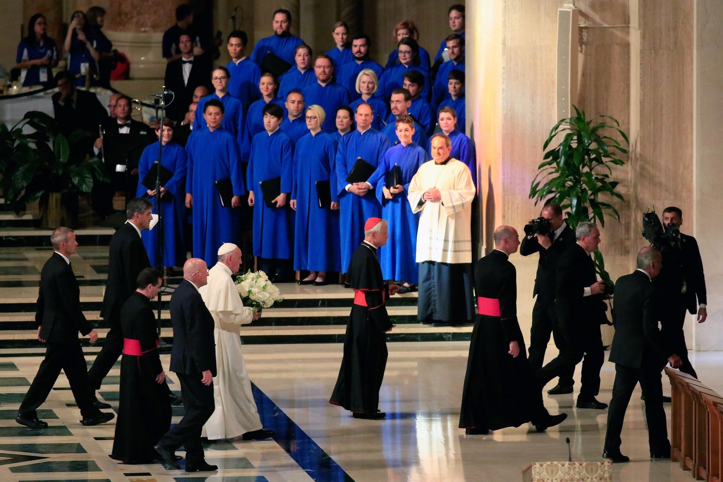 The Pope Celebrates His First Official Mass — and Canonizes the First ...