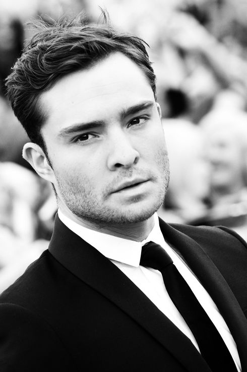 Ed Westwick Photoshoot Black And White