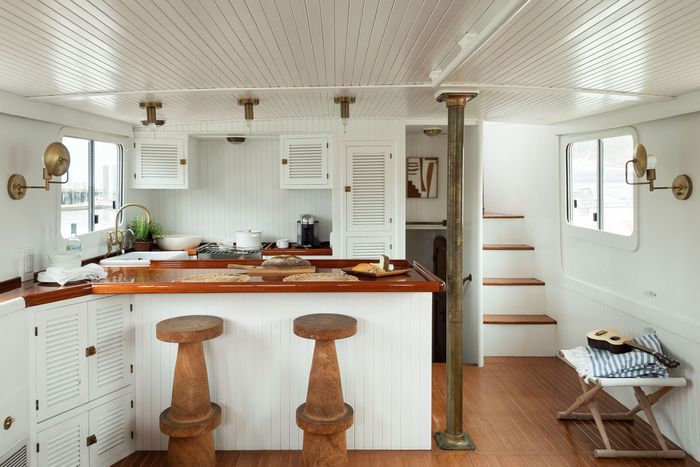 Tour One Family’s Floating Tugboat Home on the East River