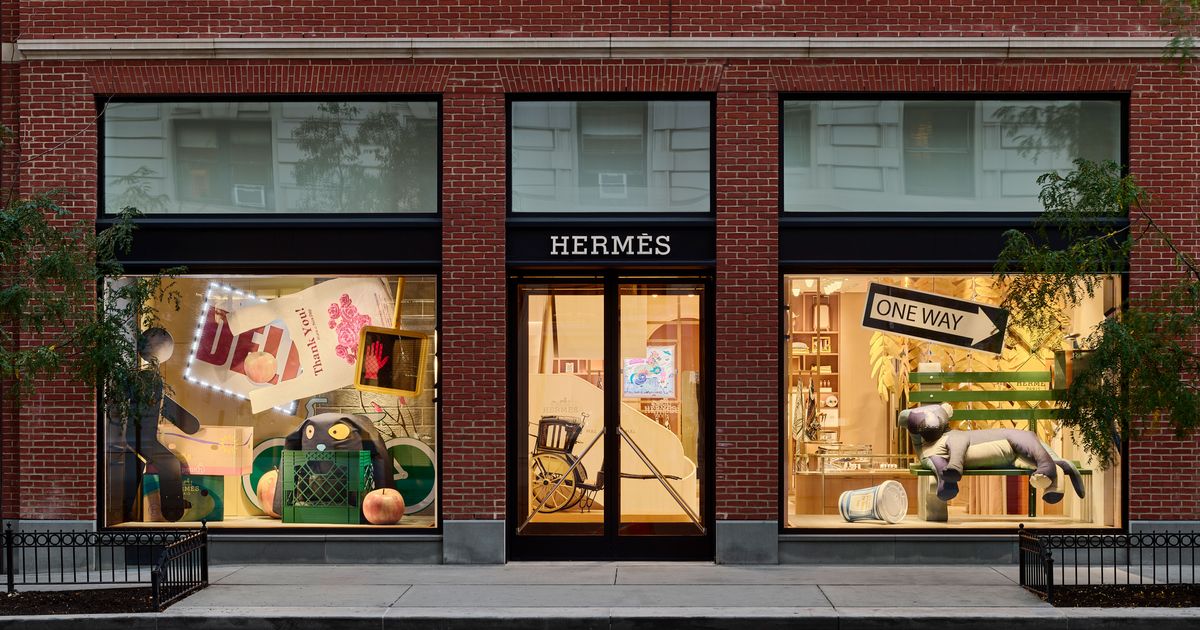Hermes Storefront 11 Hermes Store New Bond Street Royalty Free Images,