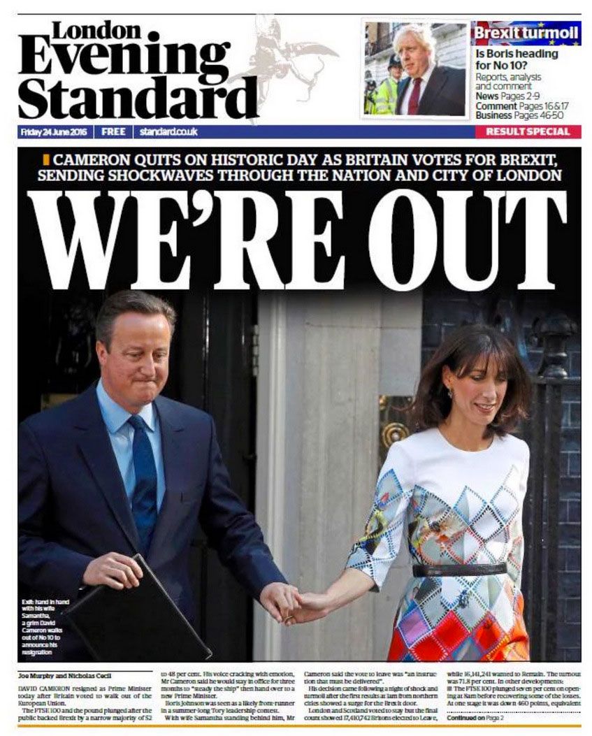 How Great Britain’s Newspapers Are Covering Brexit