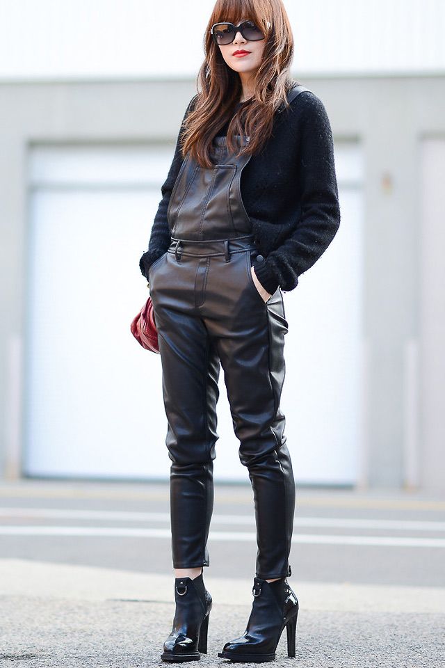 14 Ways to Layer Overalls Through Winter