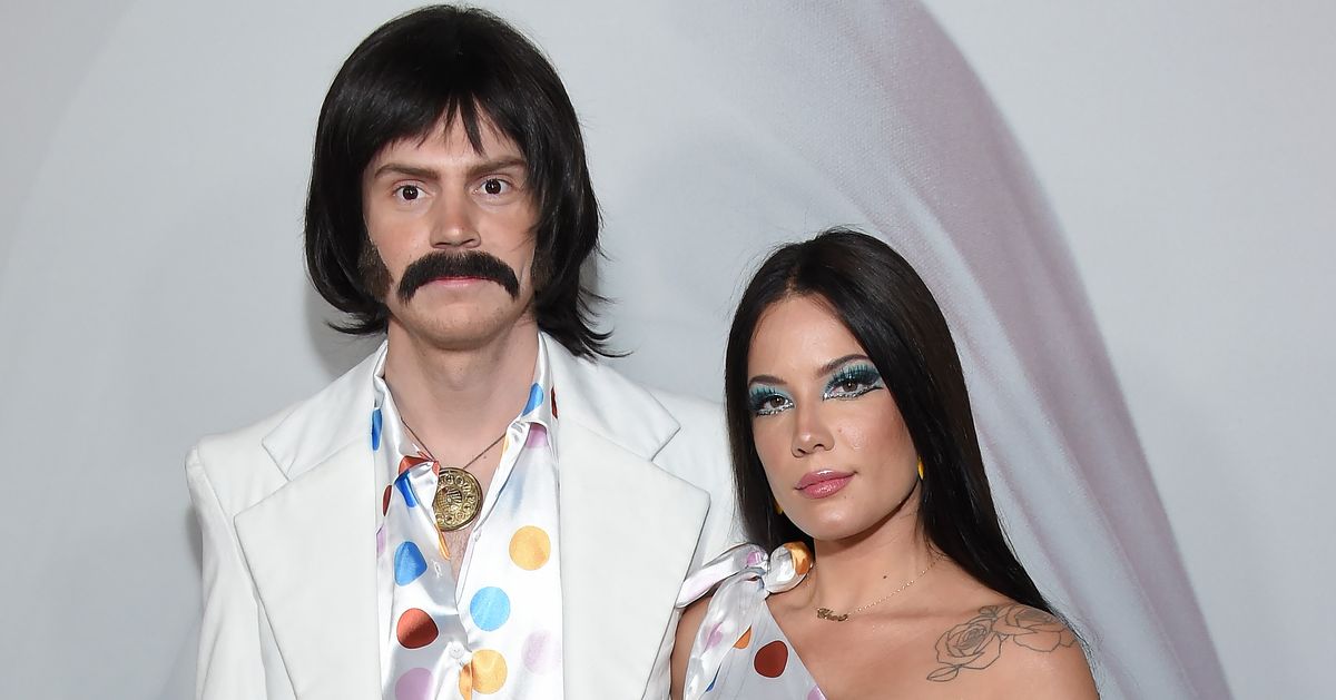 Halsey and Evan Peters Wear Matching Halloween Costumes