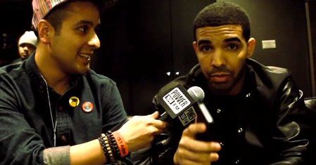 Watch Drake Quietly Get Worked Up About That Infamous Forehead Tattoo