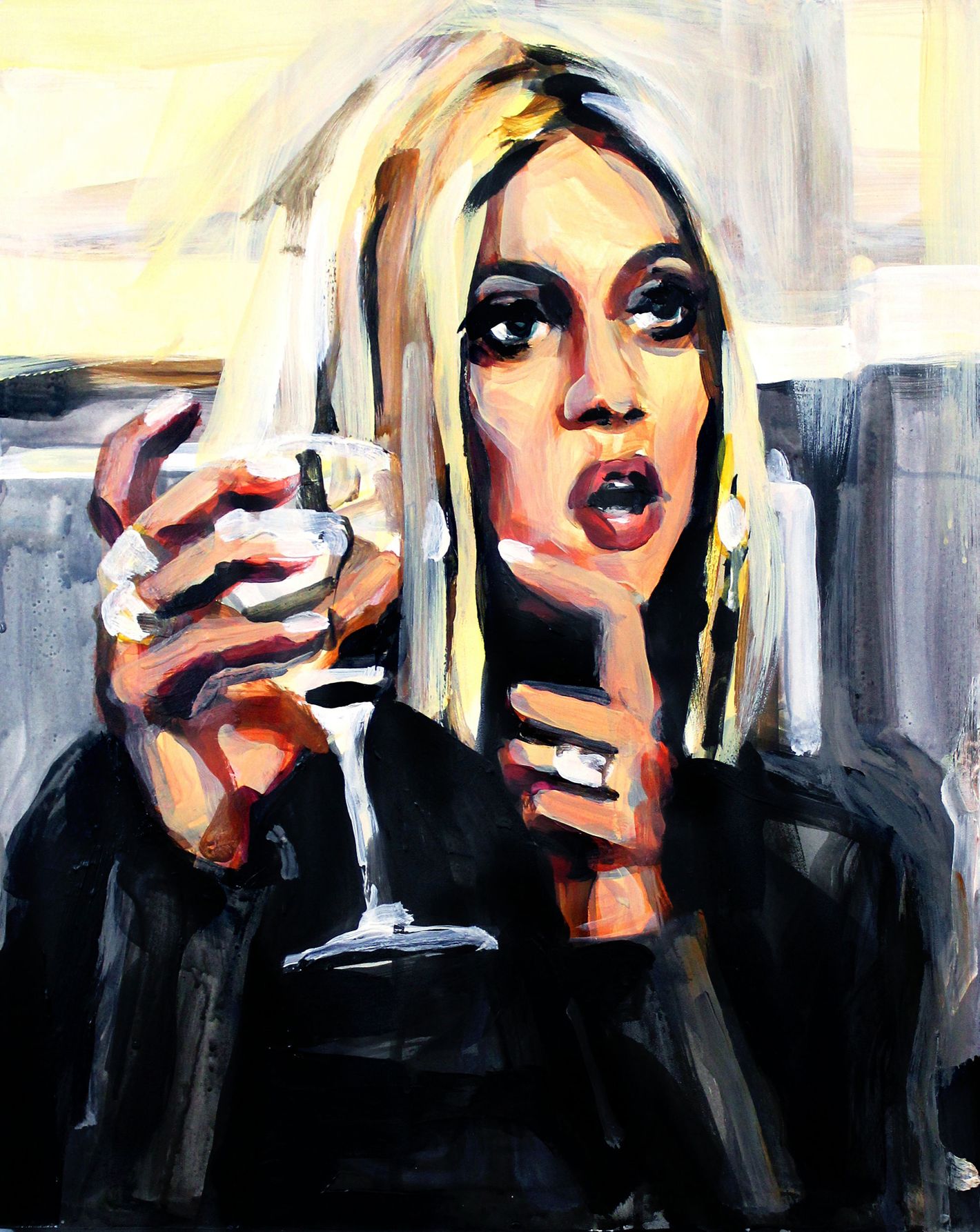 Real Housewives Pointing Fingers by Laura Collins THNK1994