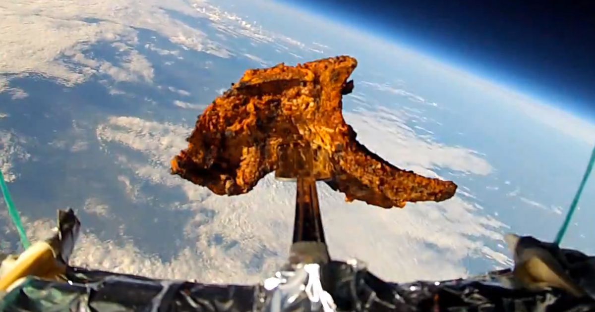 Watch a Lamb Chop Get Shot Into Space