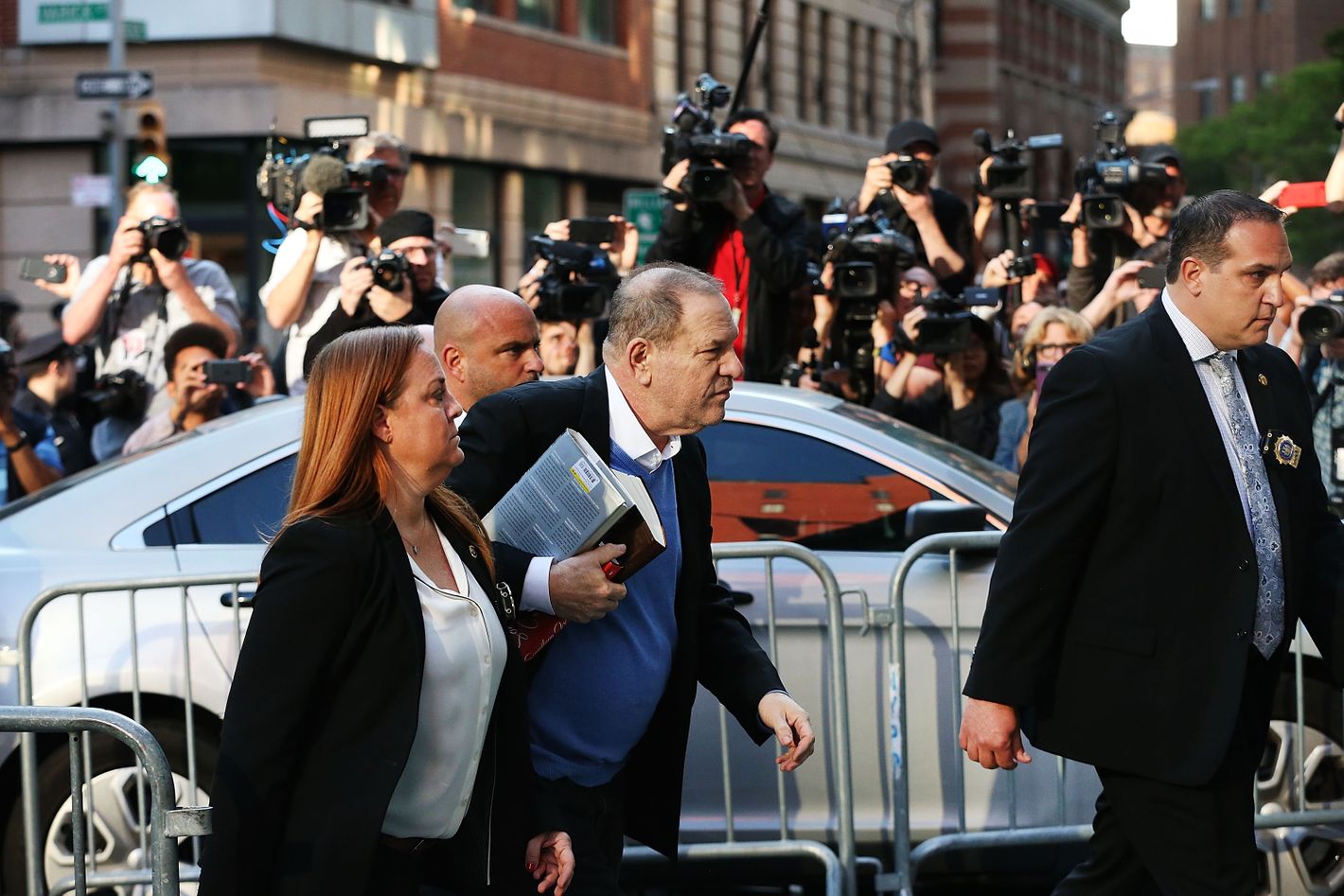 Photos of Harvey Weinstein Turning Himself In To the NYPD