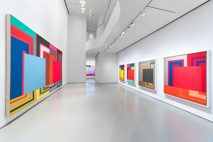 Peter Halley’s Anxious, Day-Glo Dystopian Paintings