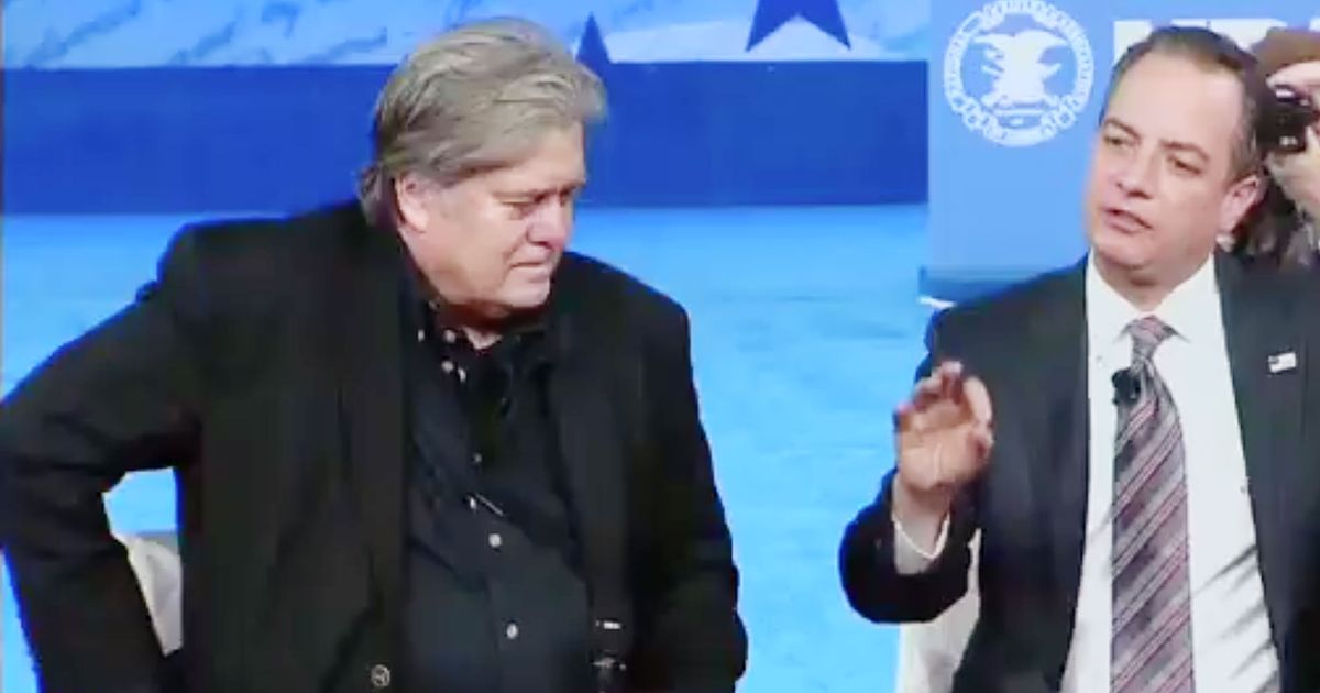 Steve Bannon Wore Two Collared Shirts to CPAC Interview