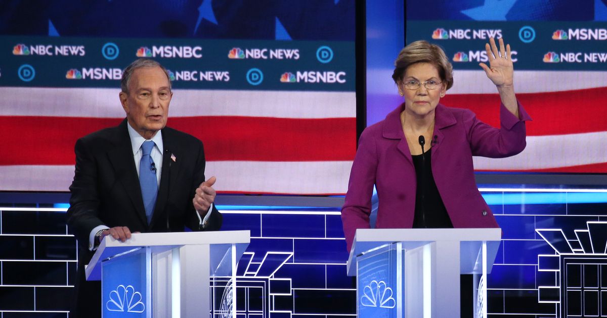 Elizabeth Warren Goes to War on Bloomberg in Nevada Debate