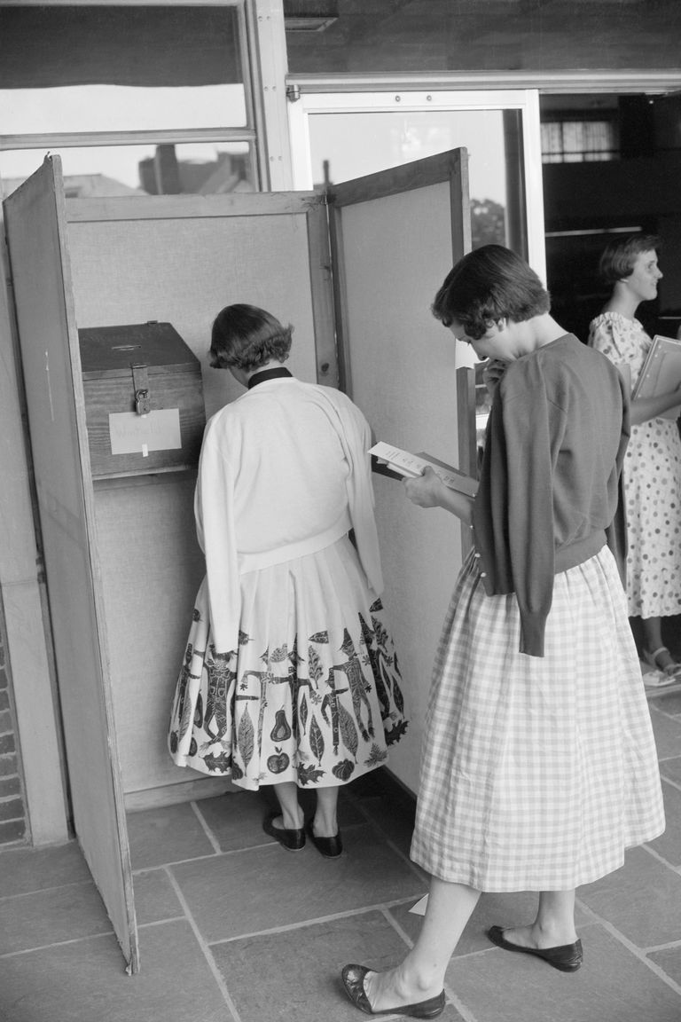 Ninety-Two Years of Women Voting, in Pictures