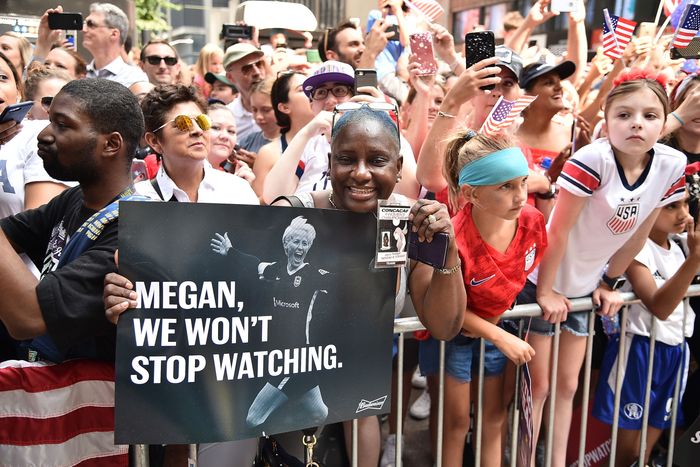 USWNT Celebrated Victory Parade in New York City [PHOTOS]