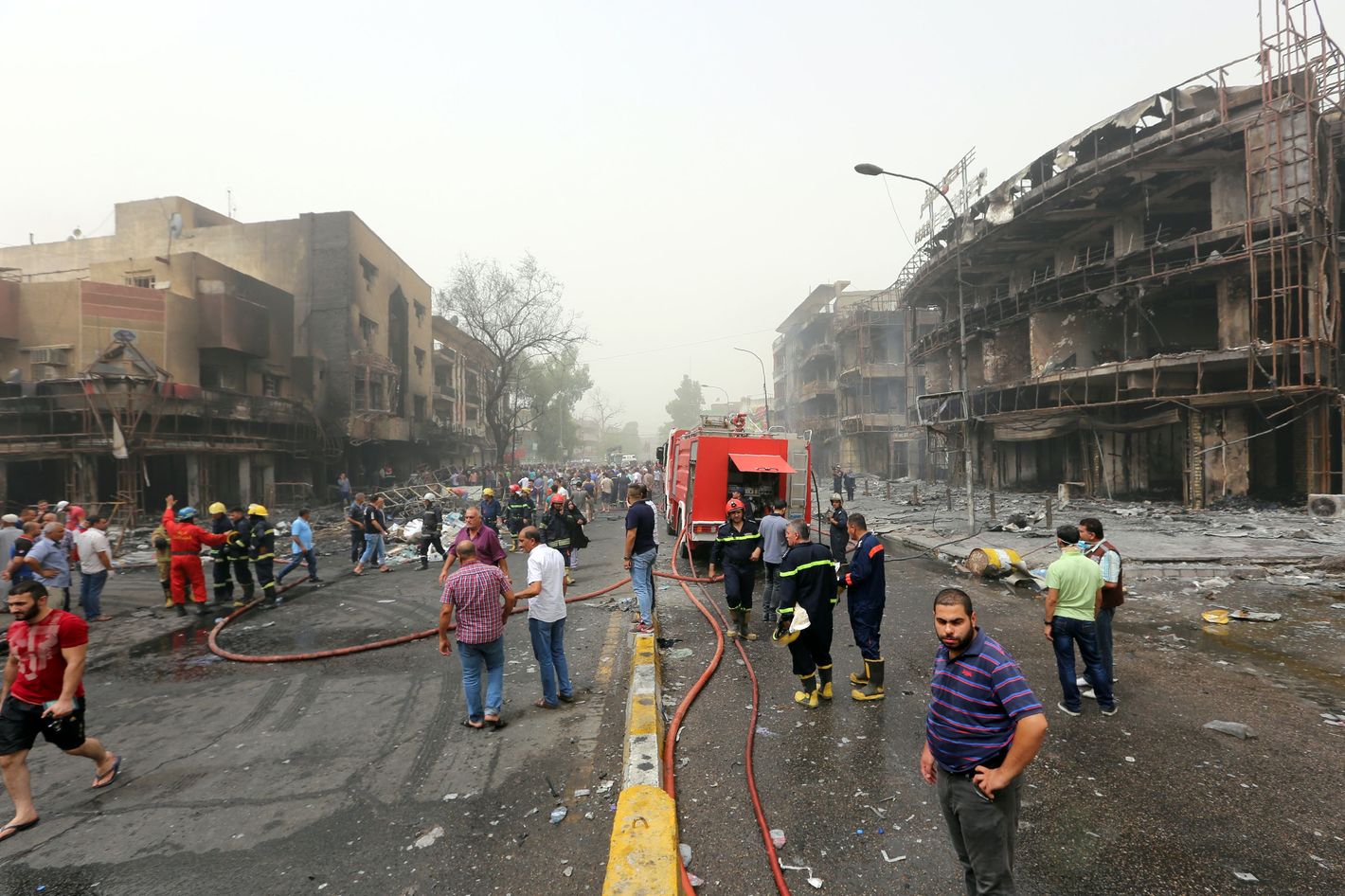 At Least 120 Dead After ISIS Car-Bomb Attack on Baghdad Shopping District