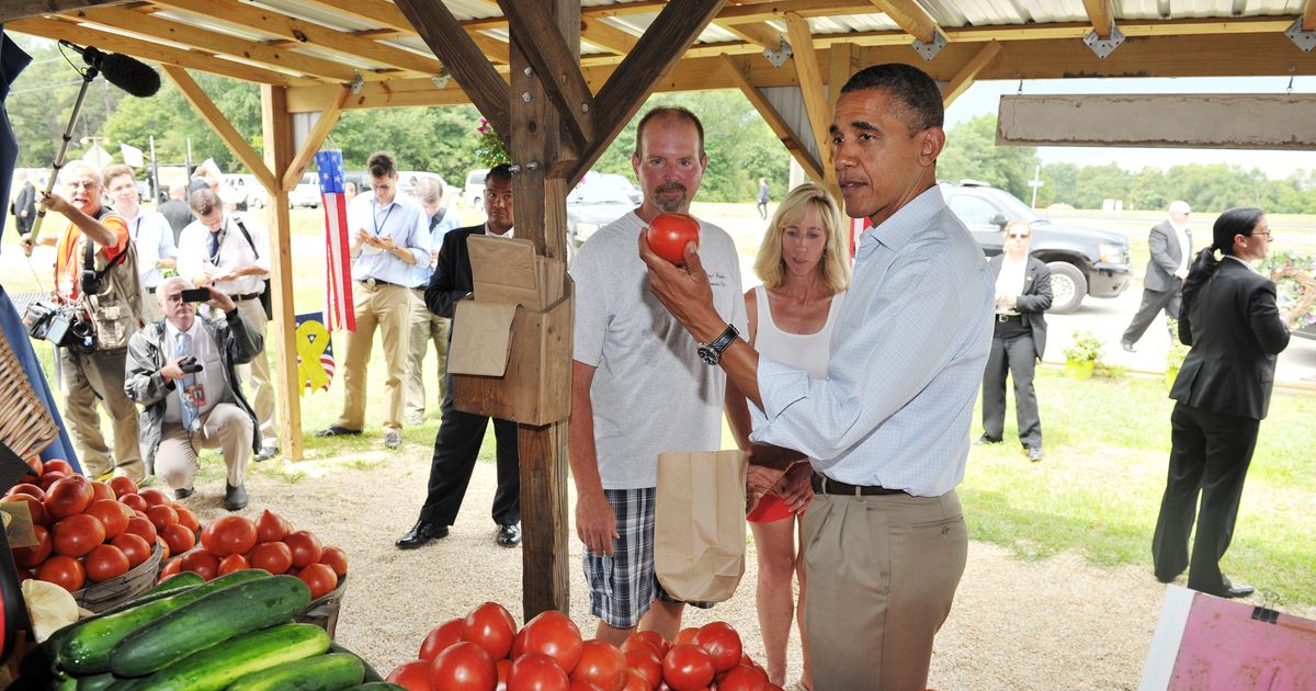 President Obama Feigns Interest in Tomato