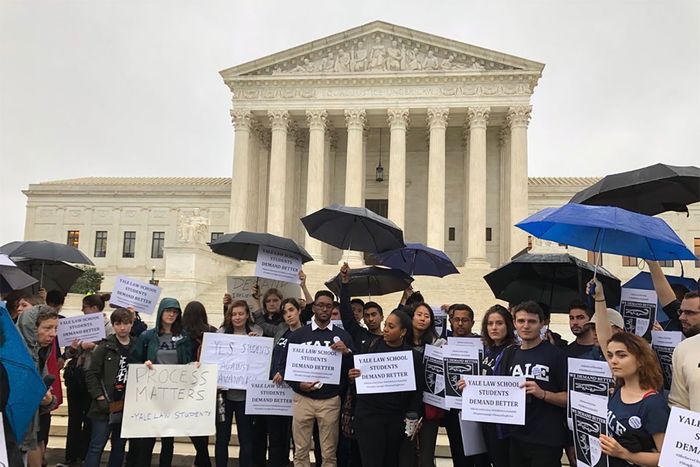 Yale Law Students Are Holding a Sit-In to Protest Kavanaugh
