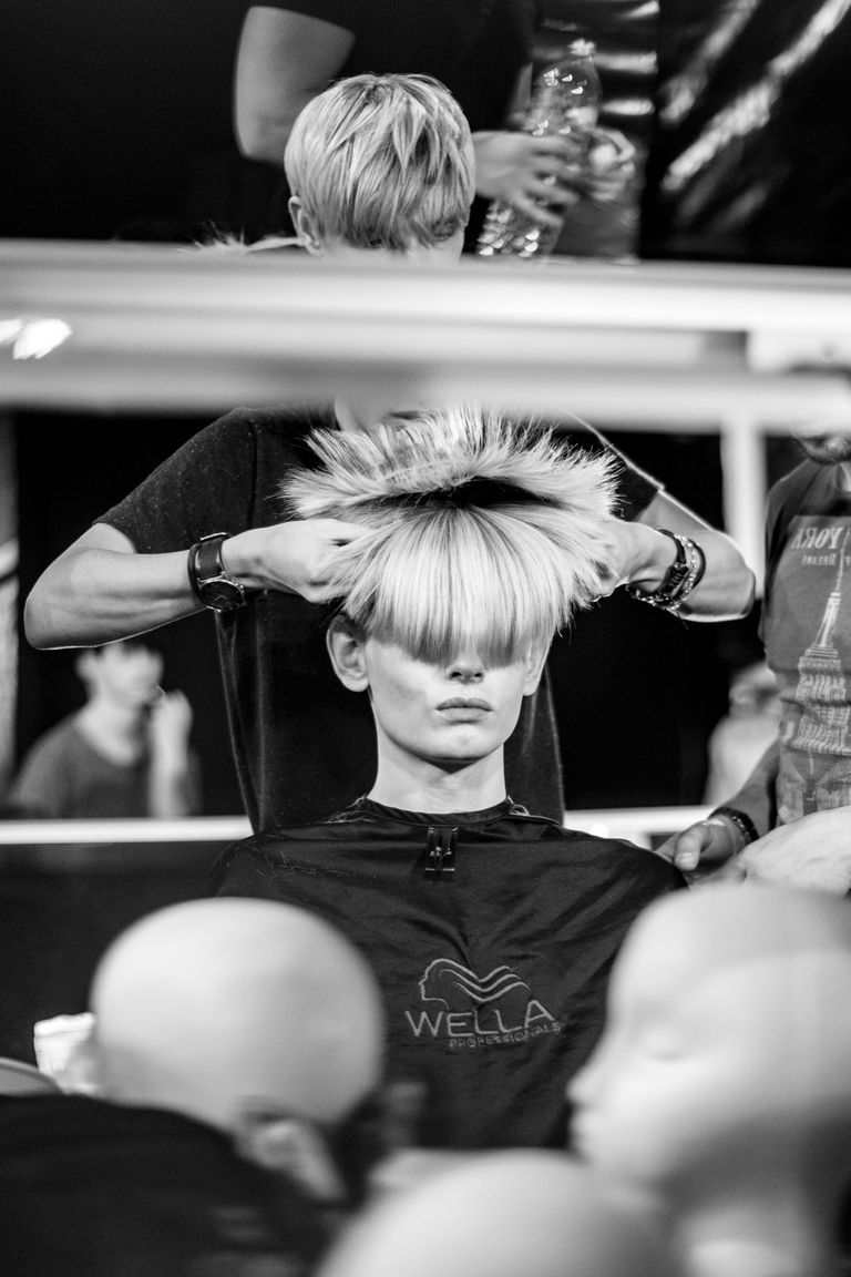 Scenes From Paris Men’s: Glittery Faces and Stapled Lips