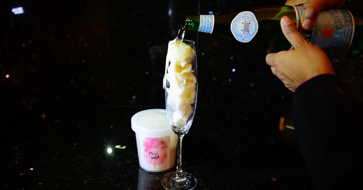 This Gold-Infused Drink Is Too Stunning to Sip