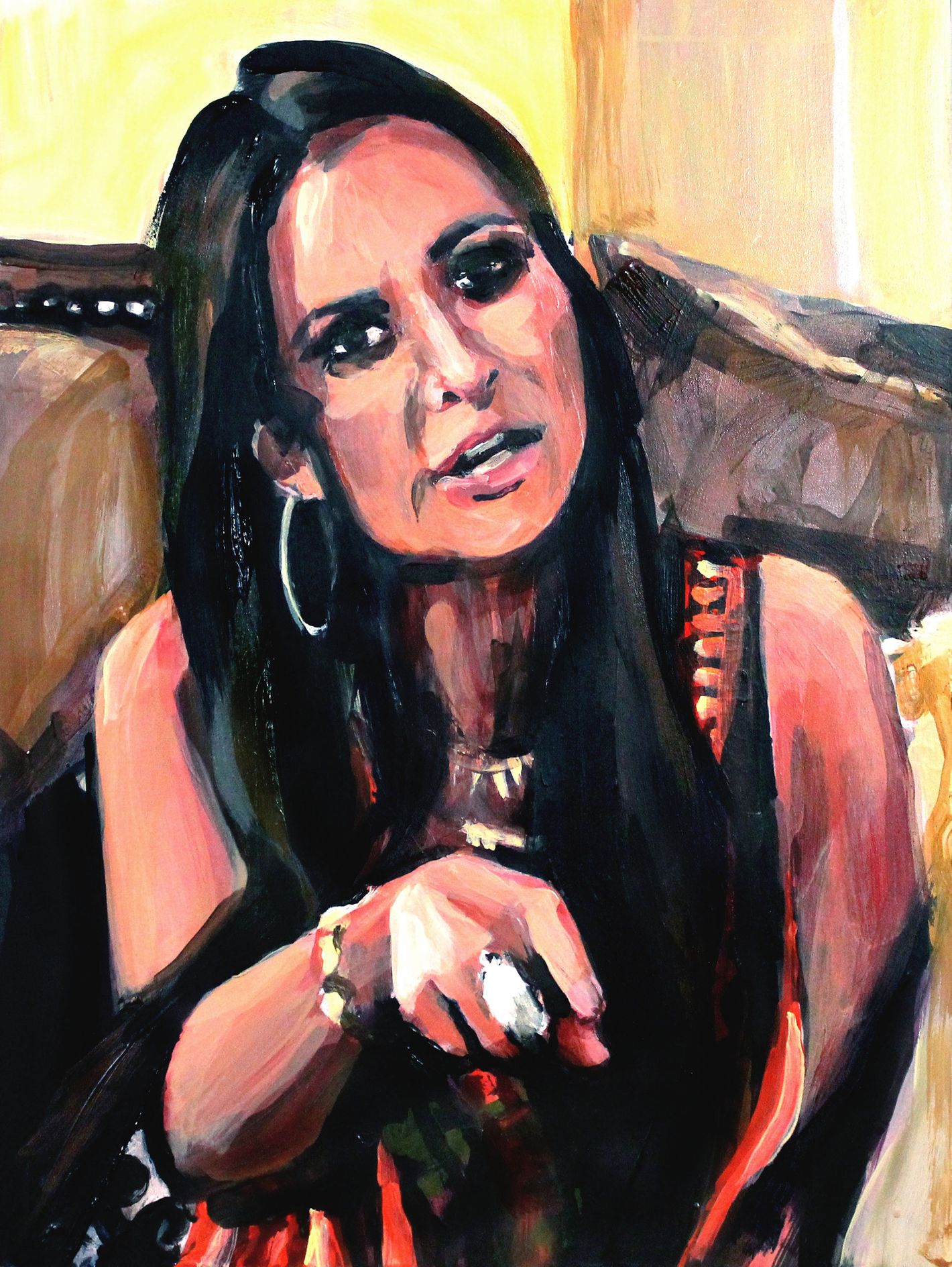 Real Housewives Pointing Fingers by Laura Collins THNK1994