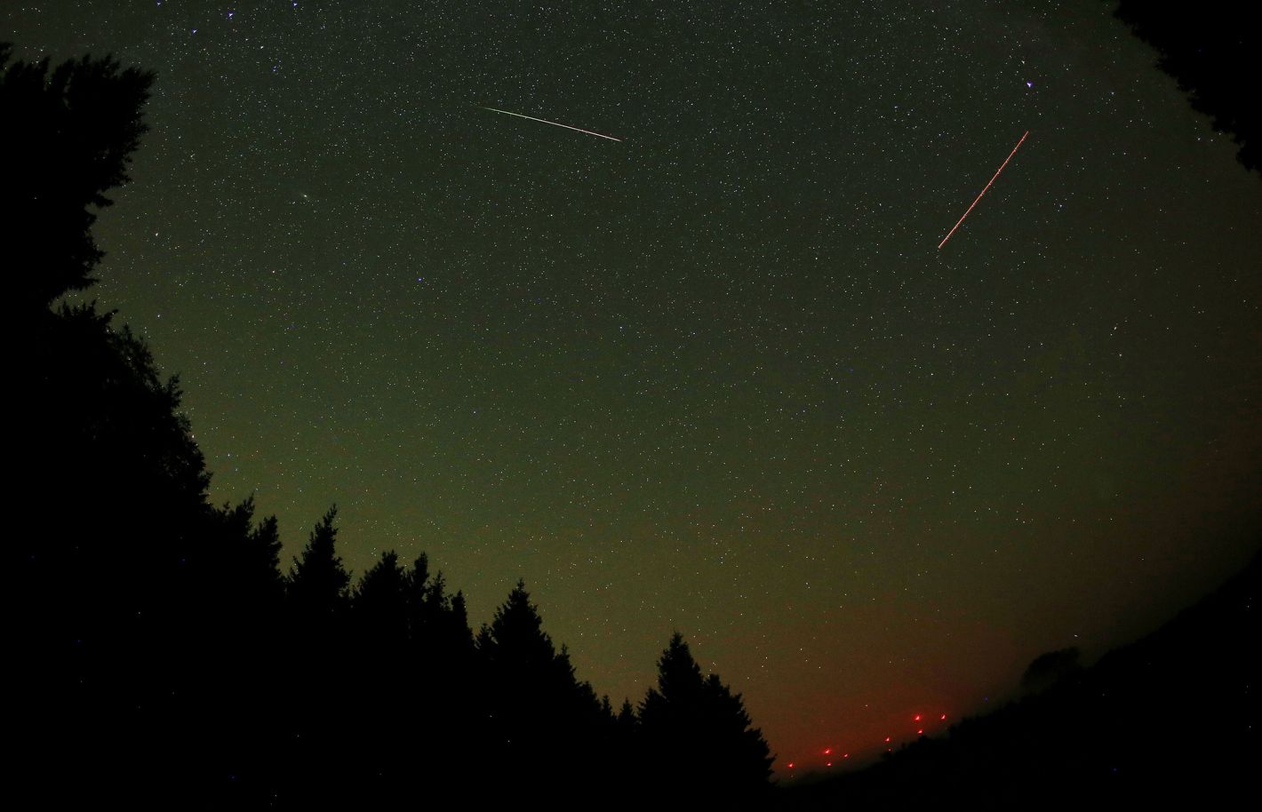 Perseid Meteor Shower Lights Up Night Skies
