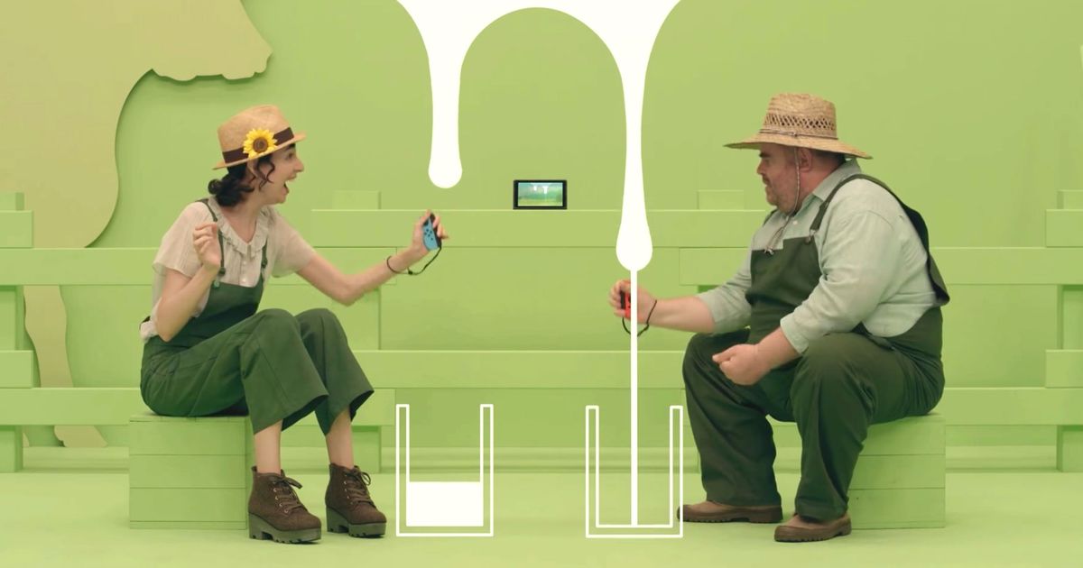 Nintendo Switch's Cow-Milking Game Is the Best One