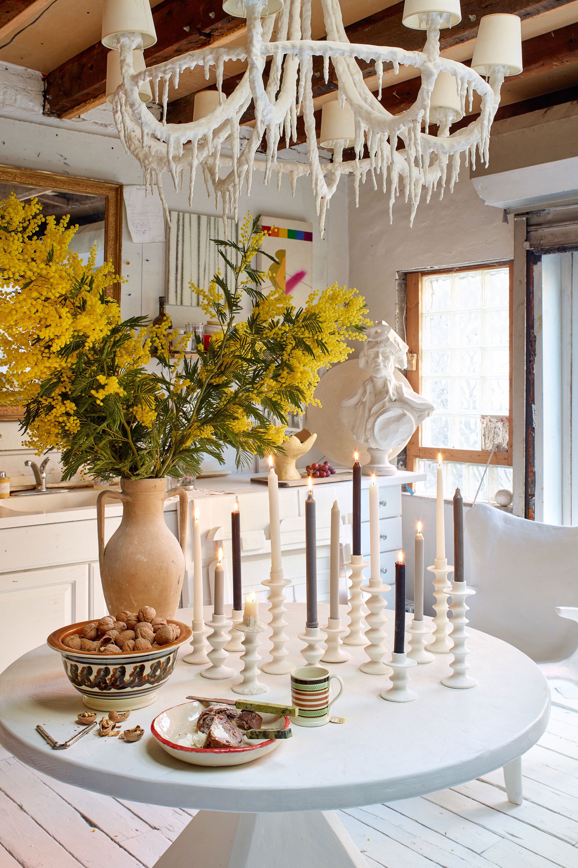 Plaster Artist Stephen Antonson’s Holiday Dinnertable