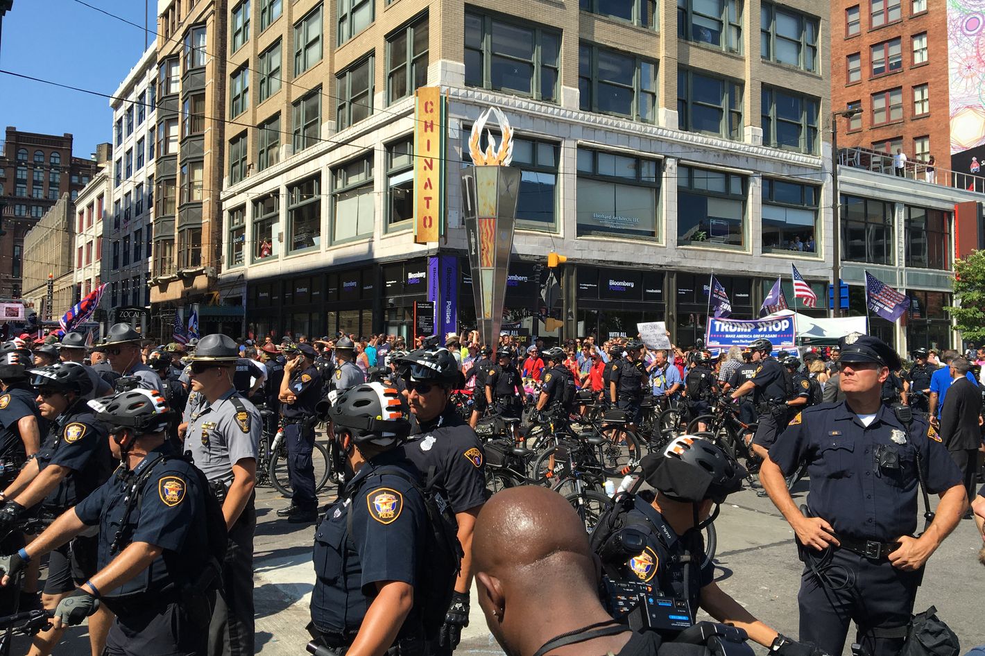 The Flag-Burning Protest in Cleveland: My Minute-by-Minute Diary