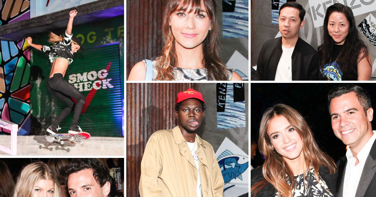 Kenzo Celebrated Their New Bag With Skateboarders