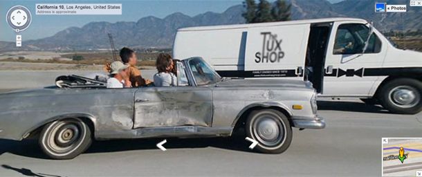 Google Street Scene Re-creates Classic Movie Moments