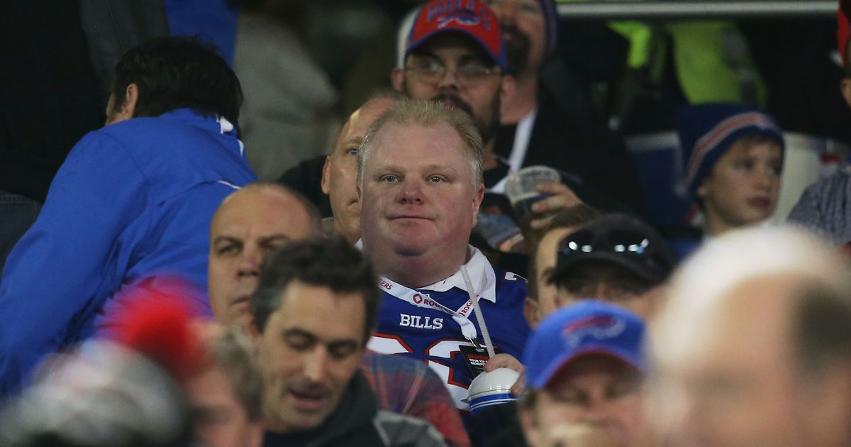 Rob Ford Attends NFL Game, Steals Singer’s Seat