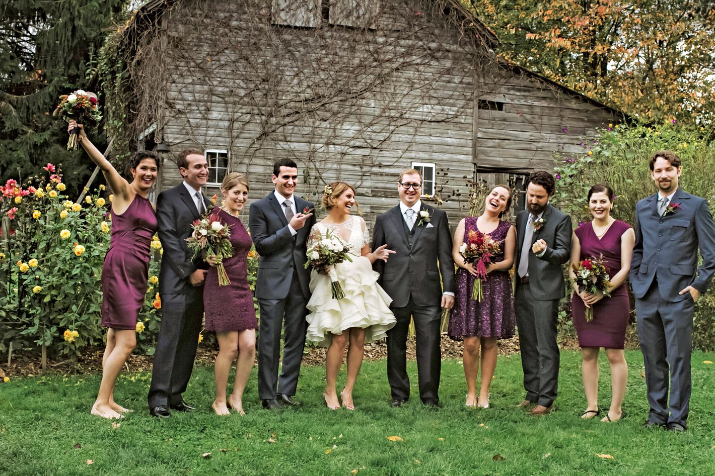Real Wedding Album: A Fall Farm Gathering