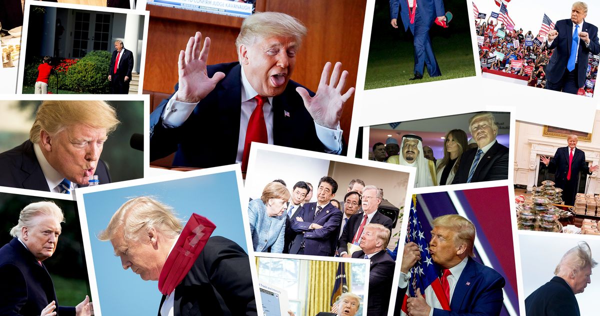 The All-Time Funniest Photos of President Trump