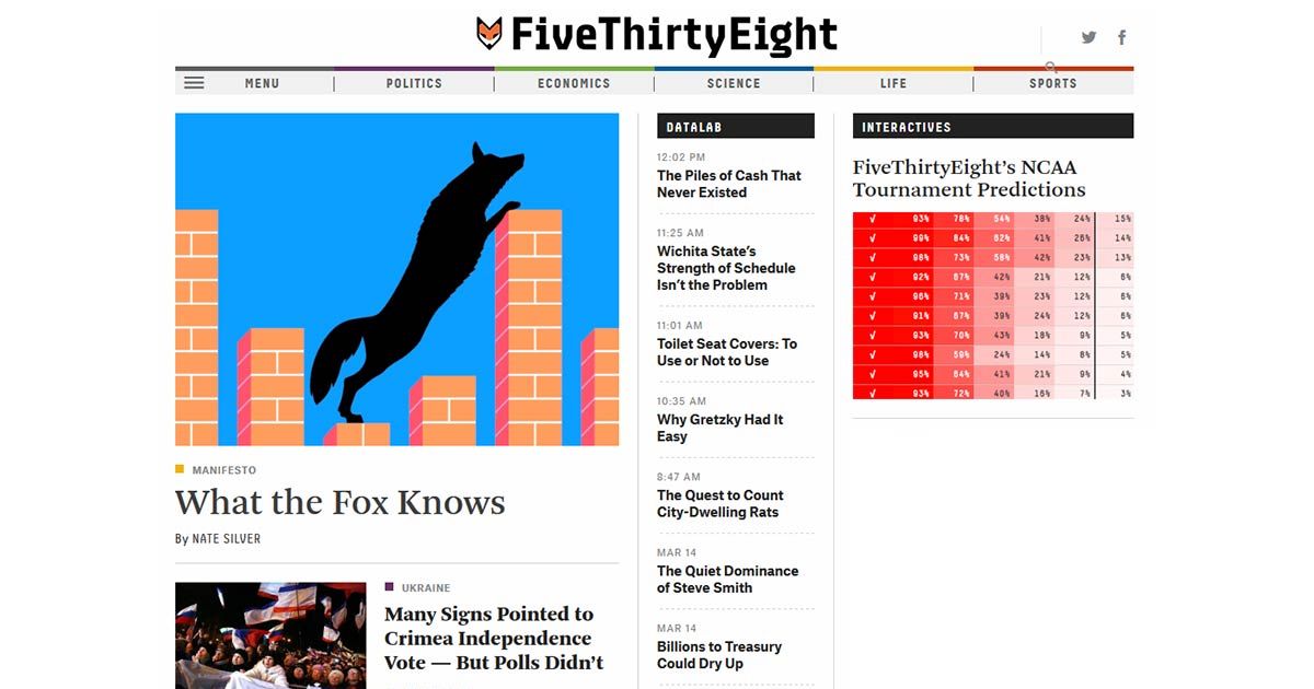 The All-New, Stat-Heavy FiveThirtyEight, by the Numbers