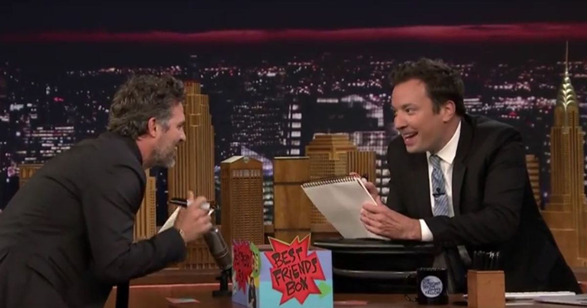 Mark Ruffalo and Jimmy Fallon Play the Best Friends Challenge, an ...