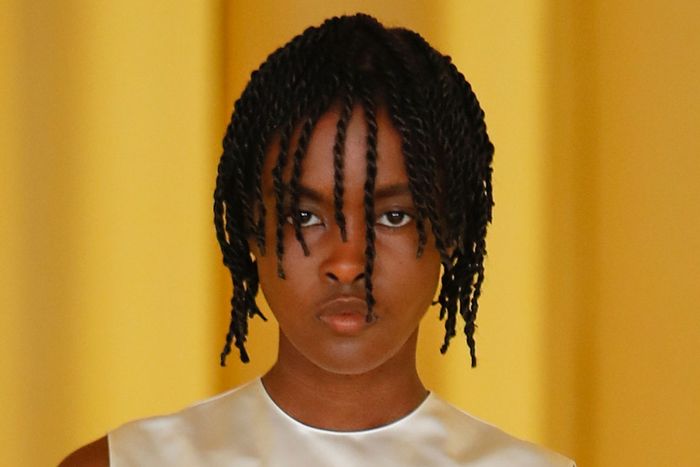 Spring 2021 Milan Prada Runway Hair and Beauty